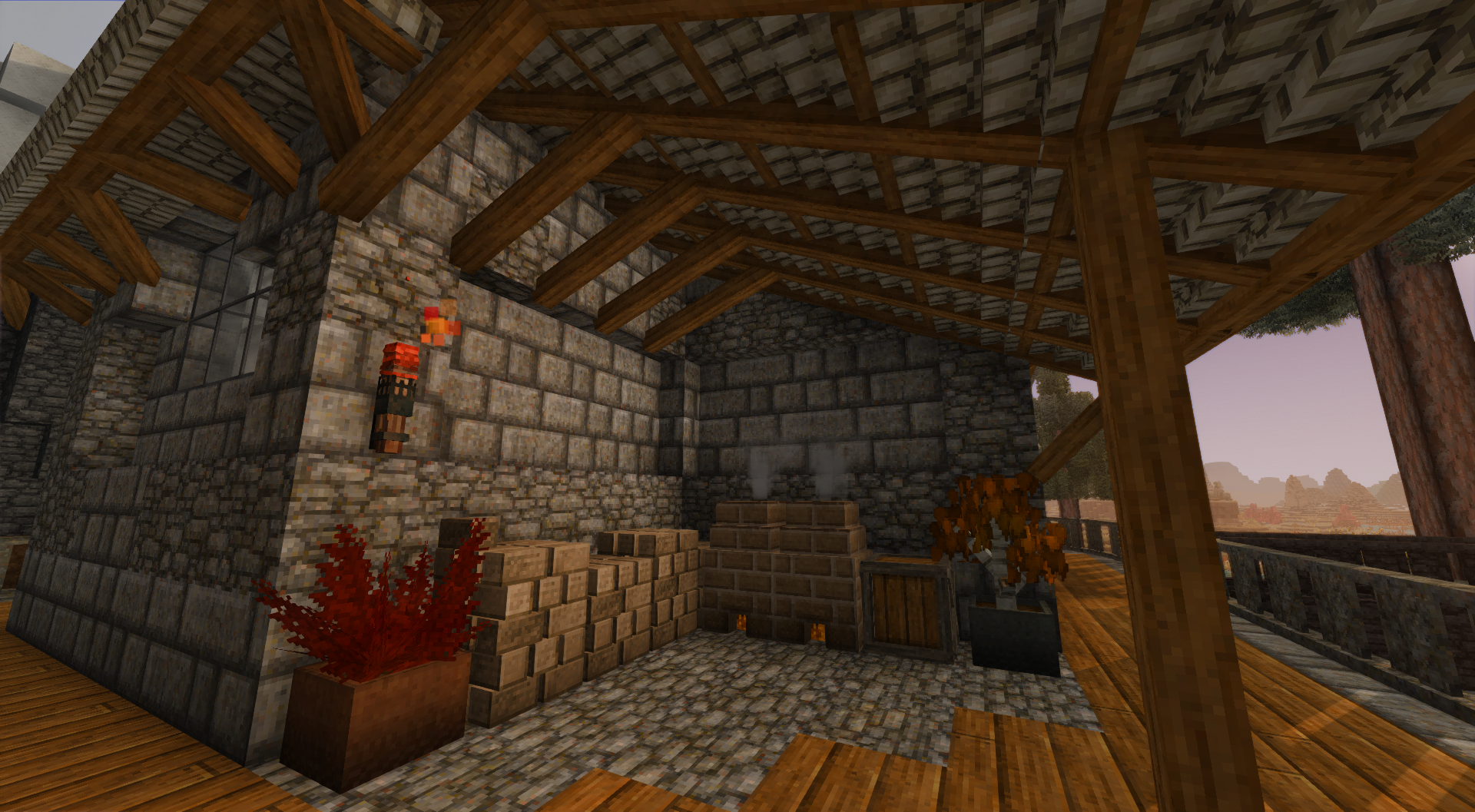 My first detailed building project - Two-story forge - Builds - Vintage ...