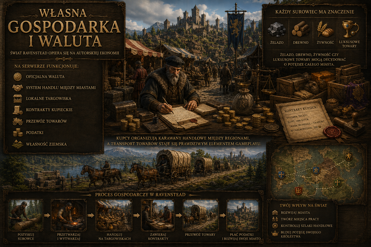 Ravenstead Medieval - RP [PL/EN] - Multiplayer - Vintage Story