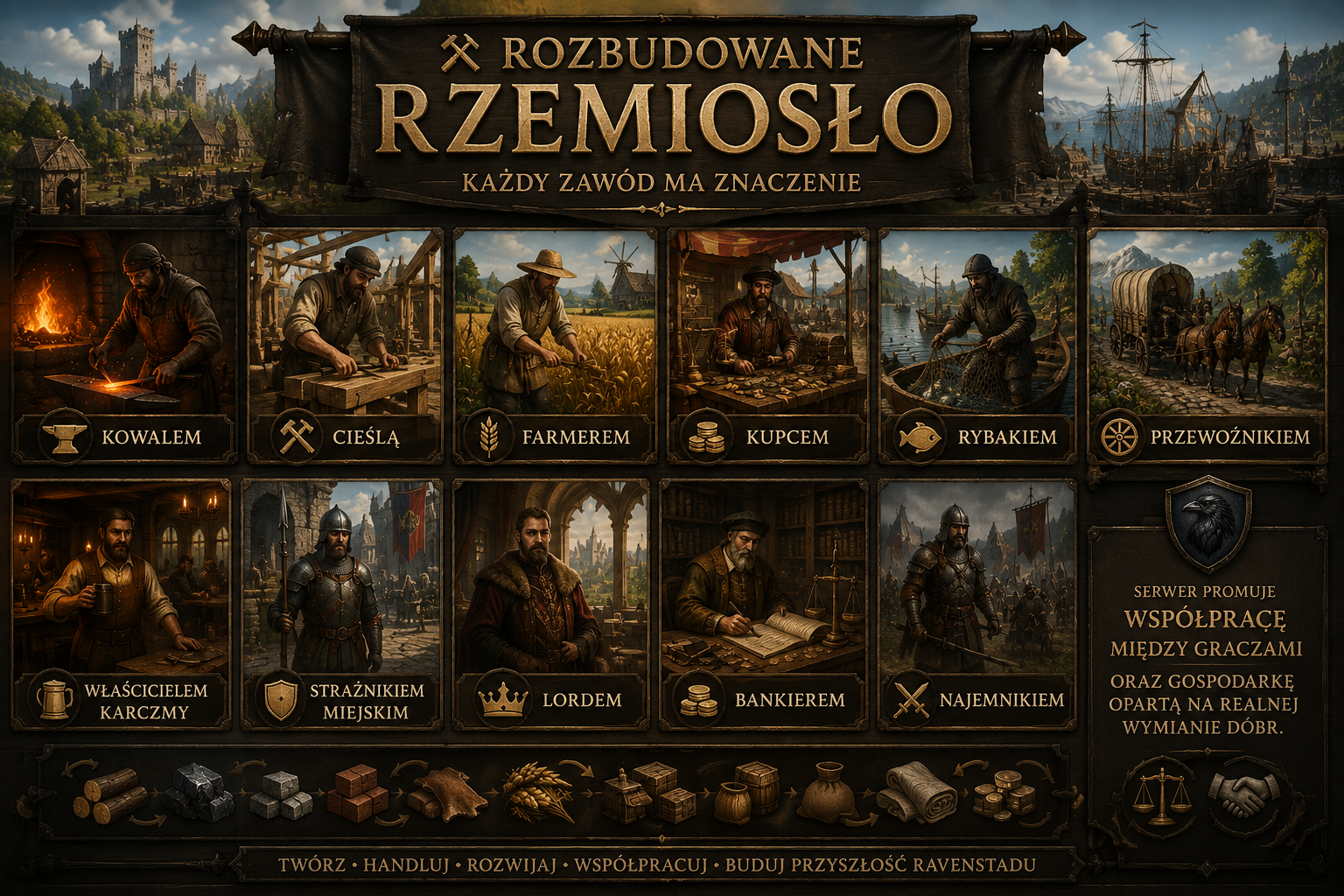 Ravenstead Medieval - RP [PL/EN] - Multiplayer - Vintage Story